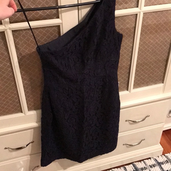 J. Crew | Dresses | Jcrew Navy Blue Leavers Lace Dress | Poshmark
